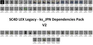 SC4D LEX Legacy - ks_JPN Dependencies Pack V2 Version 2